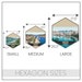 Grand Haven Print, Grand Haven Hexagon Canvas, Grand Haven Sign, Grand ...