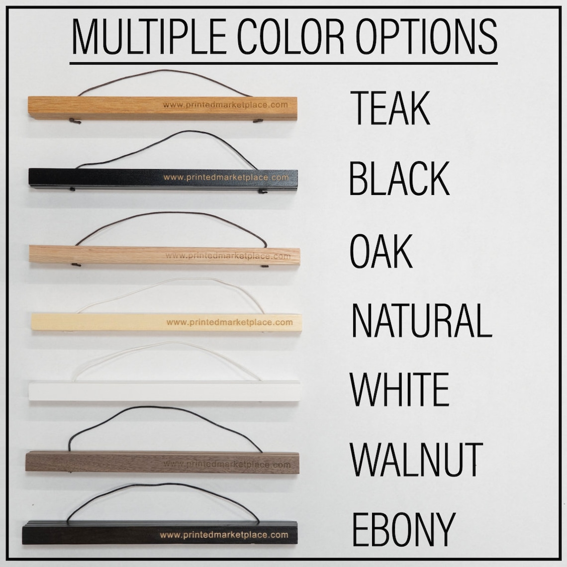 Hanging Wooden Magnetic Picture Frames Hanging Frame - Etsy