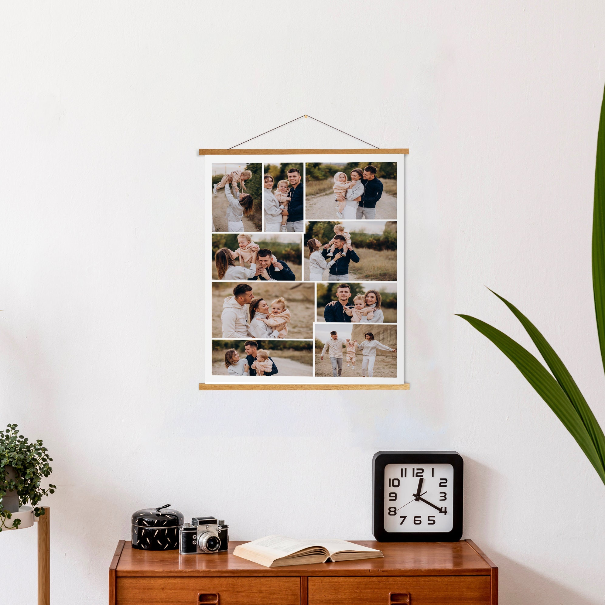 Customizable 10 Picture Collage Hanging Canvas Personalized | Etsy