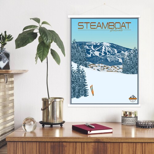 Steamboat Ski Resort Colorado Poster - Etsy