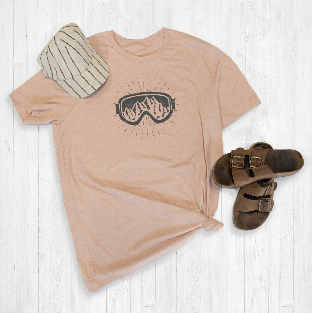 Vintage Ski Goggles Graphic Tee Shirt or Hoodie by Printed Marketplace ...