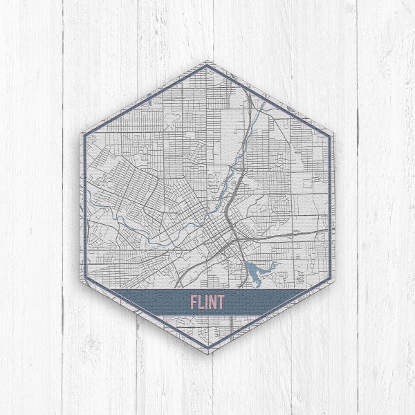 Flint Street Map - Etsy
