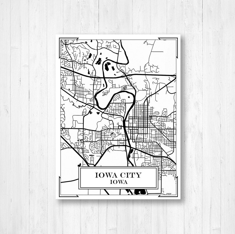 Iowa City Iowa Street Map Hanging Canvas Map of Iowa City - Etsy Iowa City Iowa Street Map Hanging Canvas Map of Iowa City - Etsy