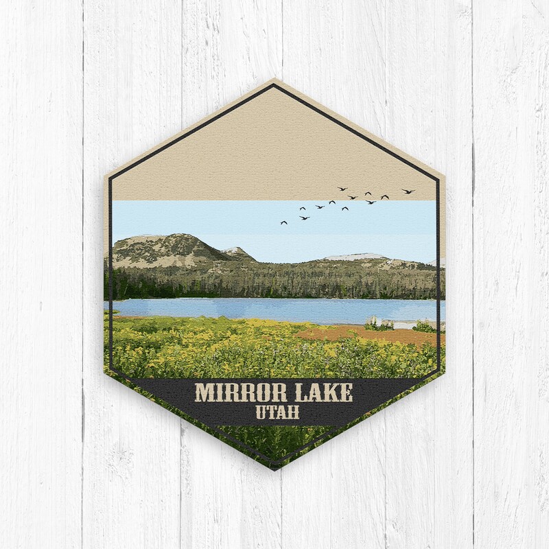 Hexagon Mirror Stickers - Etsy