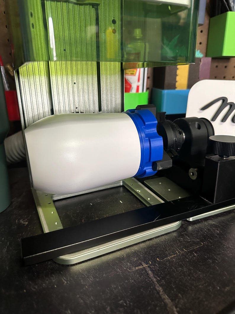 3D Printed Makerflo Wine & Coffee Mug Rotary Jig – Laser Engraving ...