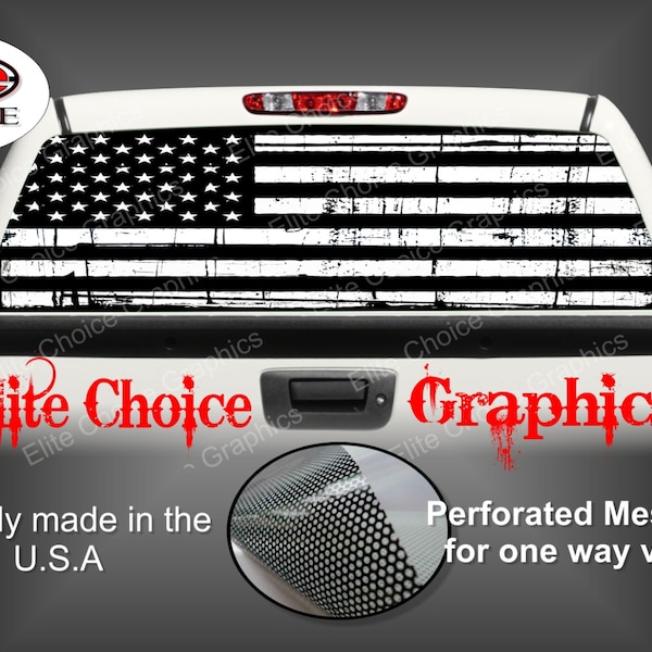 American Flag Window Tint See Through - Etsy