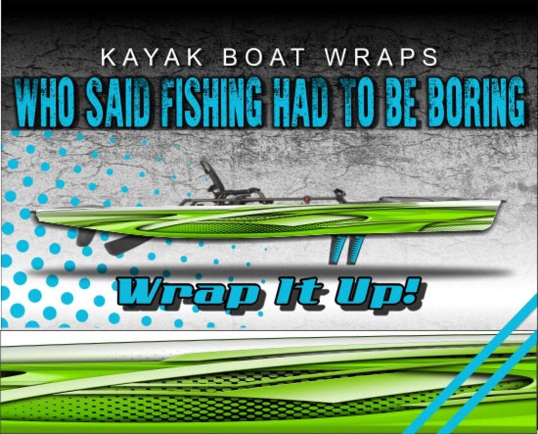 Atomizer Kayak Vinyl Wrap Kit Graphic Decal/sticker 12ft and 14ft - Etsy