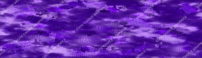 Chameleon Hex 3 Purple 15"x52" or 24"x52" Truck/pattern Print Tree Real ...