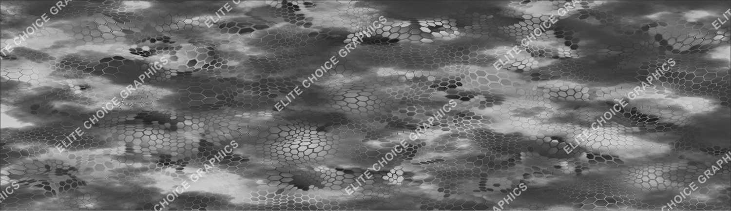 Chameleon Hex 3 Grey 15"x52" or 24"x52" Truck/pattern Print Tree Real ...