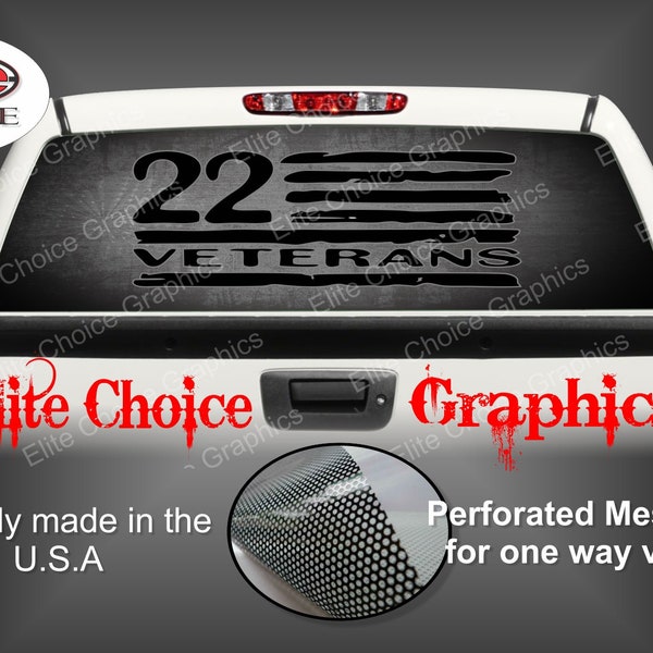 Veteran Rear Window Decal - Etsy