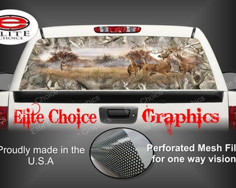 Deer Rear Window Decal - Etsy