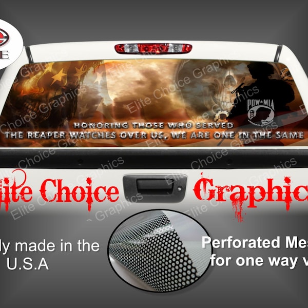 Truck Rear Window Decal Military - Etsy