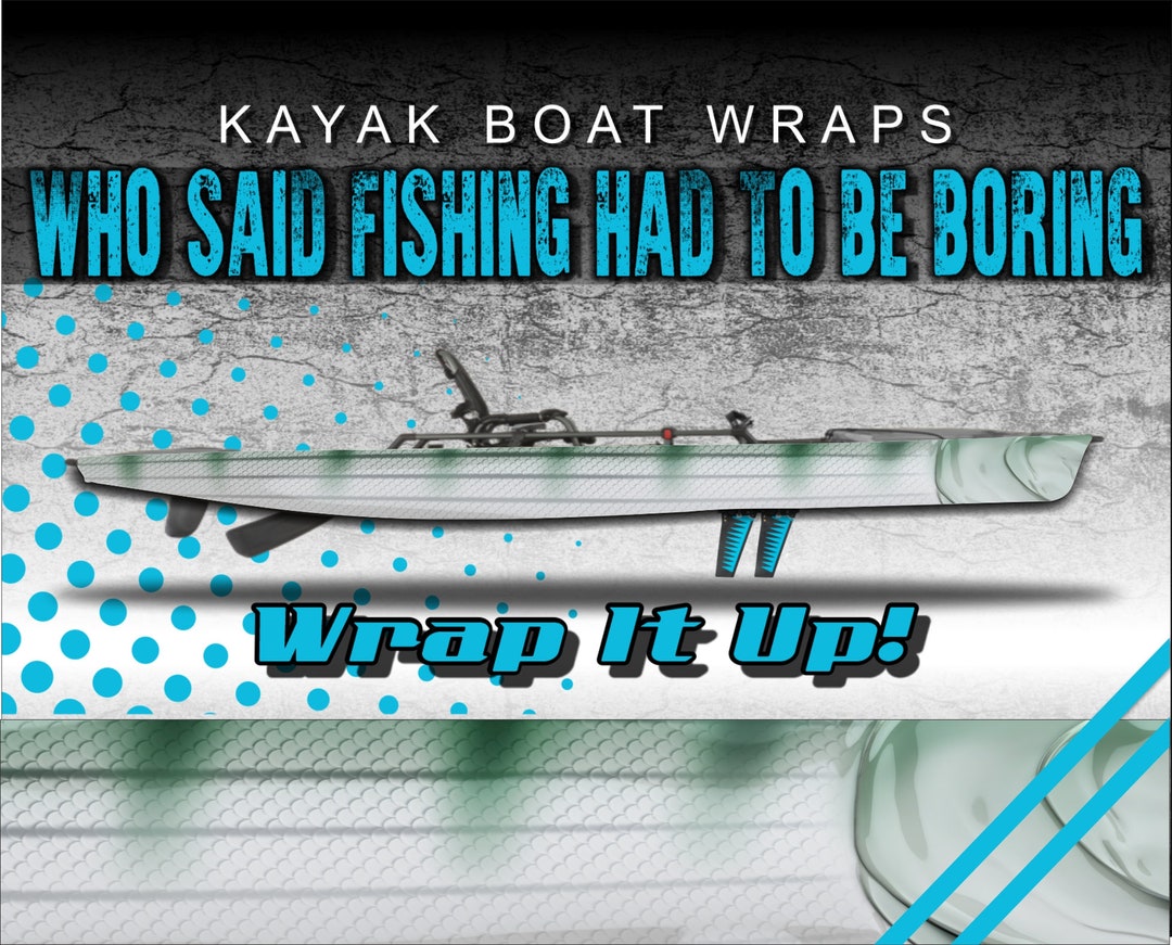 Bonefish Skin Kayak Vinyl Wrap Kit Graphic Decal/sticker 12ft and 14ft ...