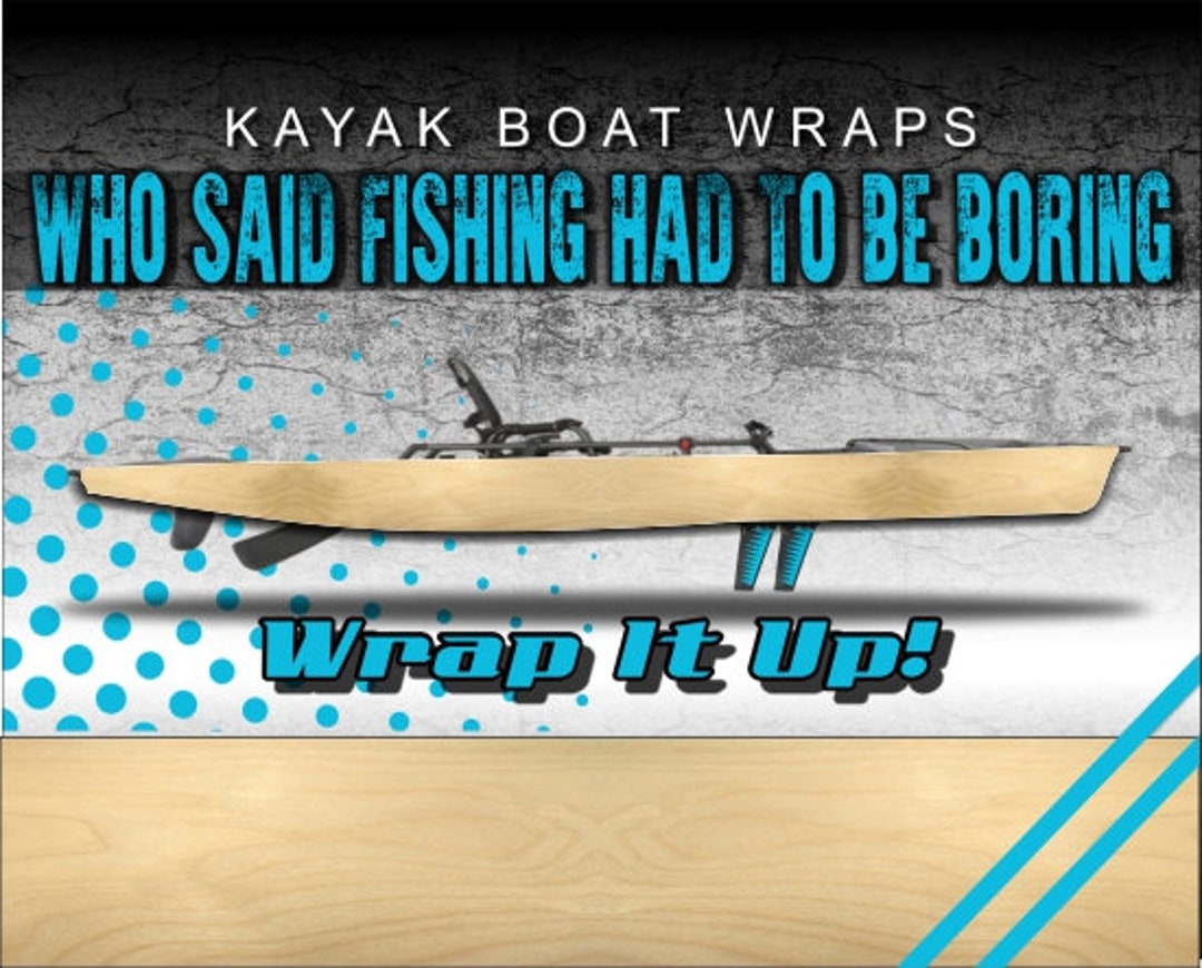 Birch Wood Kayak Vinyl Wrap Kit Graphic Decal/sticker 12ft and 14ft - Etsy