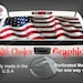 American Flag Rivets Rear Window Graphic Tint Decal Sticker Truck SUV ...