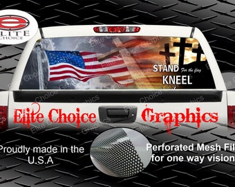 Stand for the Flag Rear Window Graphic Tint Decal Sticker - Etsy