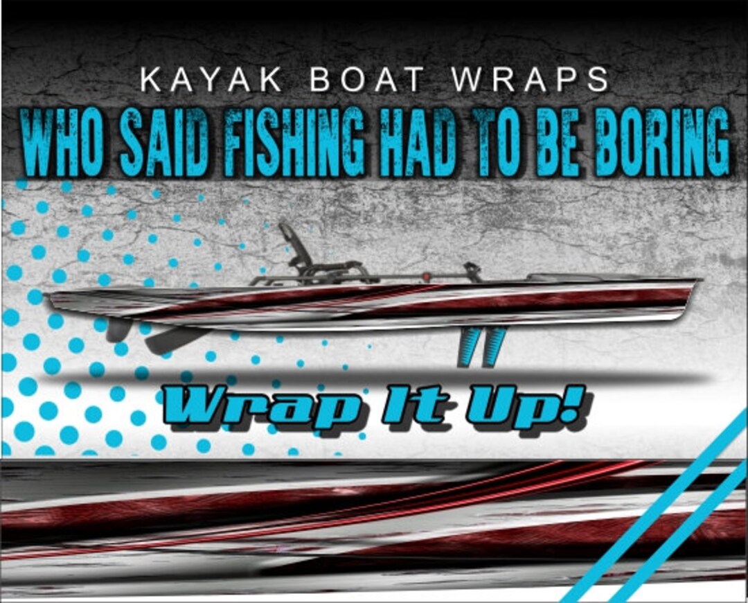 Aftermath Kayak Vinyl Wrap Kit Graphic Decal/sticker 12ft and 14ft - Etsy