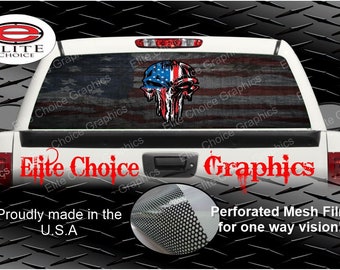 Rear Window Punisher Decal - Etsy