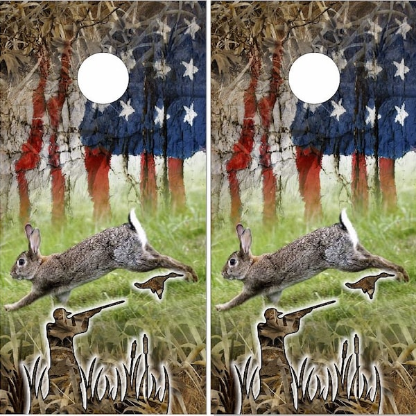 Rabbit Hunting Decal - Etsy