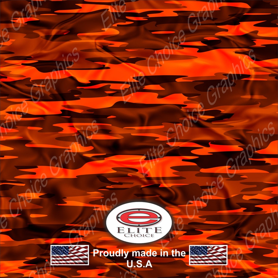 Inferno Cloth 52"x6ft Wrap Vinyl Truck Camo Car SUV Tree Real ...