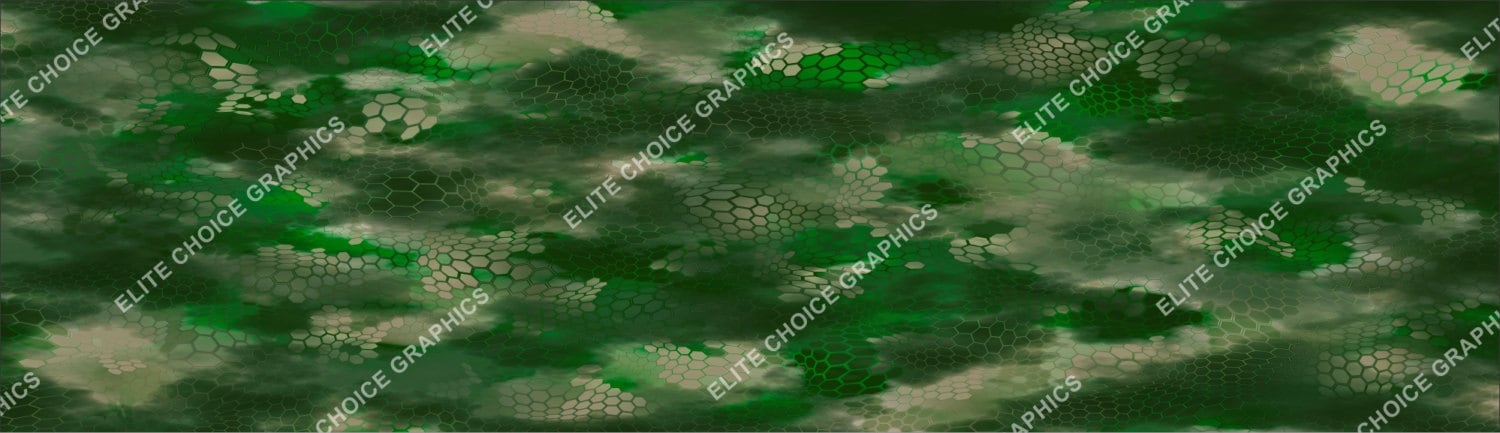 Chameleon Hex Green 15"x52" or 24"x52" Truck/pattern Print Tree Real ...