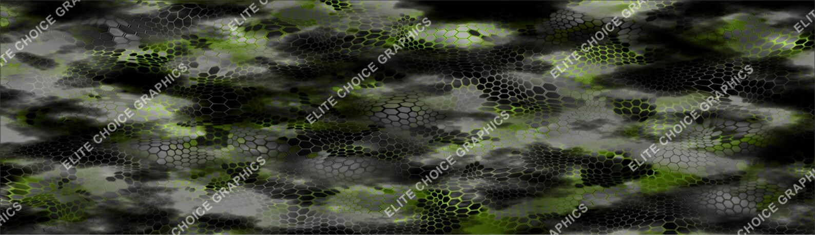 Chameleon Hex 2 Green 12"x52", 15"x52" or 24"x52" Truck/pattern Print ...