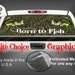 Born to Fish Camo Rear Window Graphic Tint Decal Sticker Truck SUV Van ...