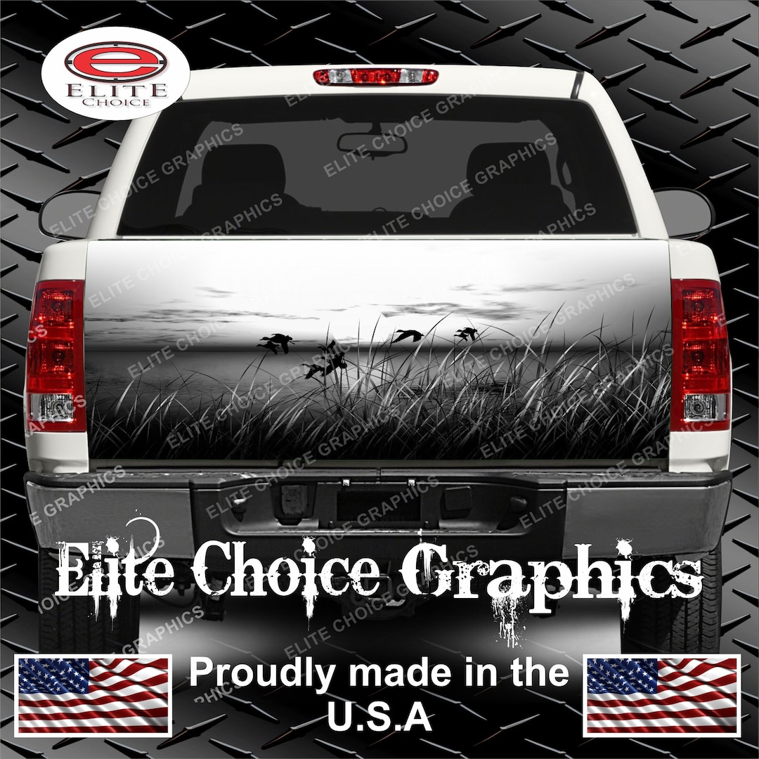 Duck Hunting Heaven Truck Tailgate Wrap Vinyl Graphic Decal Sticker ...