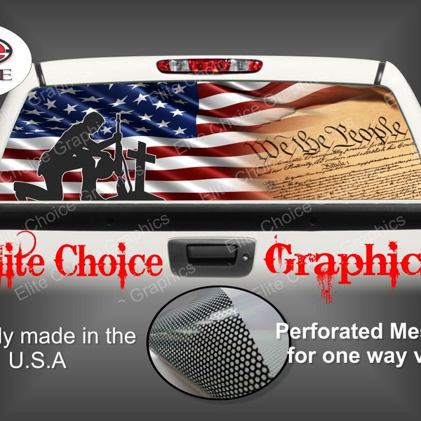 American Flag Suv Window - Etsy