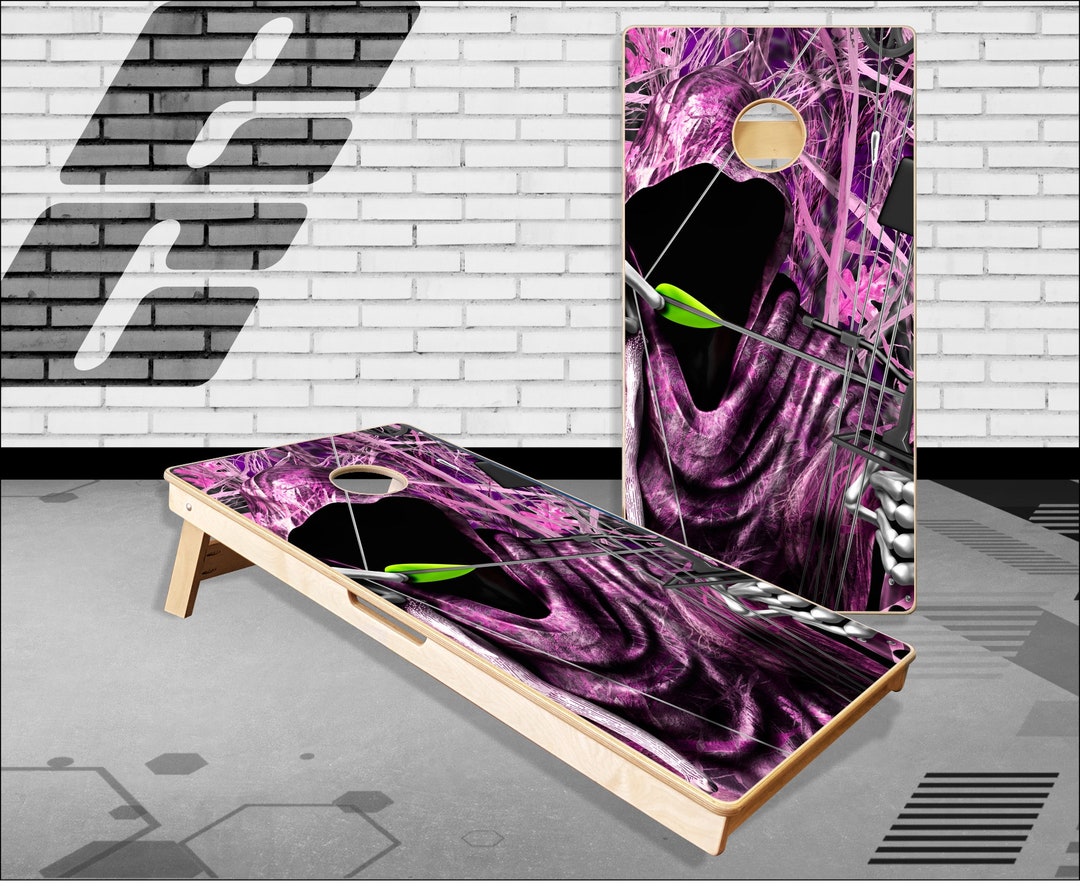Bow Reaper Tallgrass Duck Camo Cornhole Boards Bag Toss Game With Bags ...
