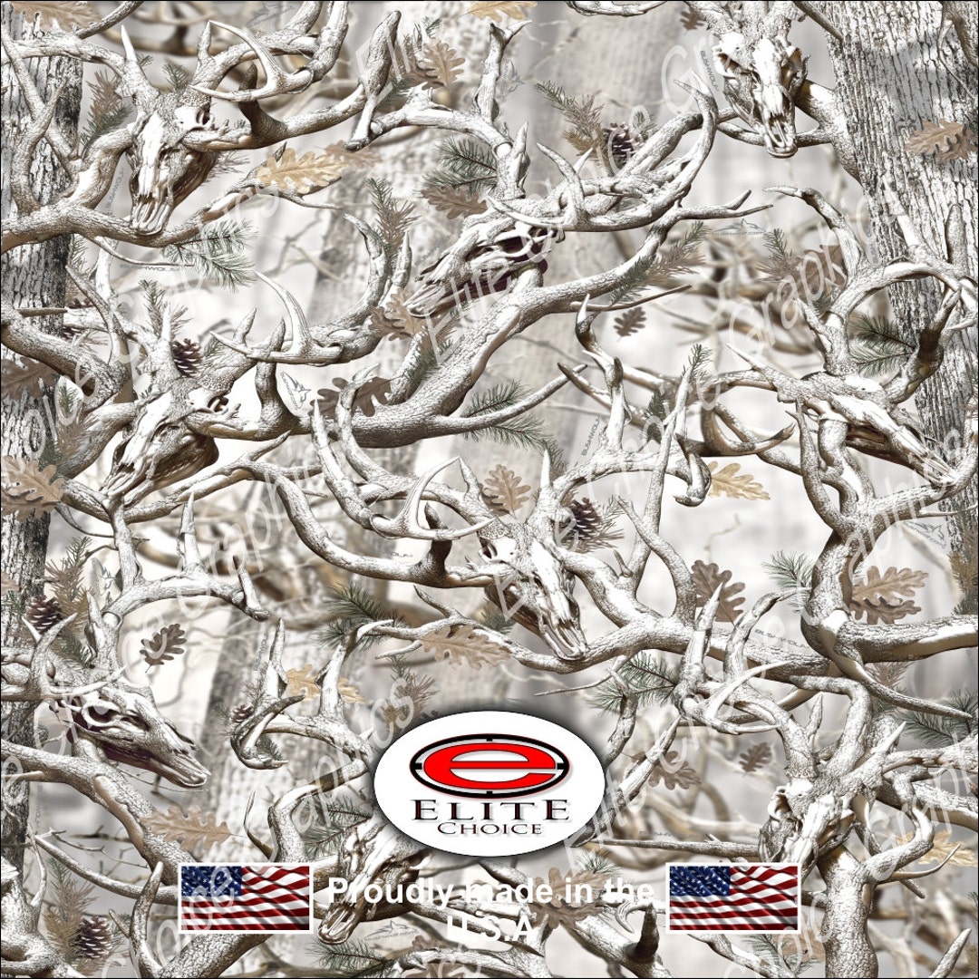 Obliteration Tree Snow Buck Camo 15"x52" or 24"x52" Truck/pattern Print ...