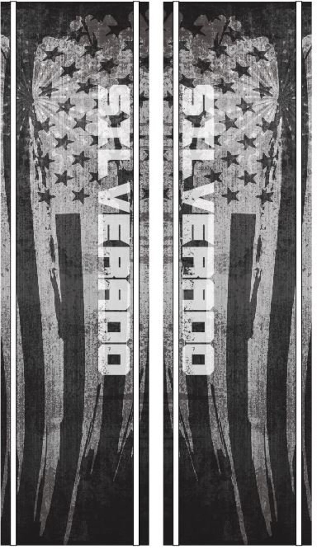 Silverado American Flag Truck Bed Band Race Stripes Decal Sticker ...