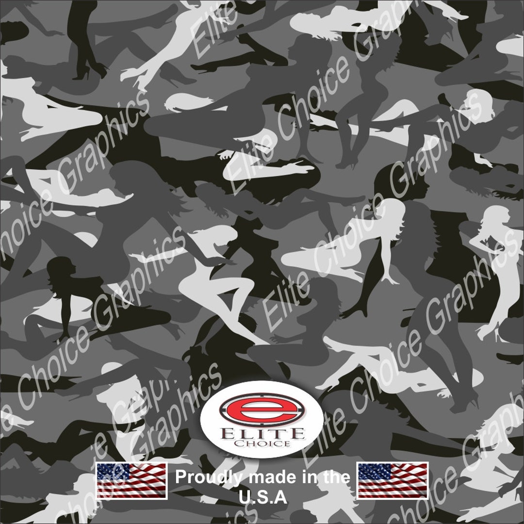 Trucker Girl Urban 52"x6ft Wrap Vinyl Truck Camo Car SUV Tree Real ...