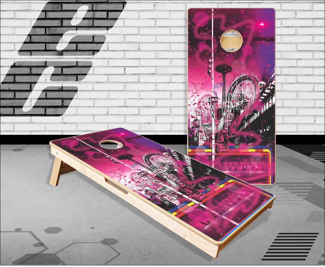 Carnival Cornhole Boards Bag Toss Game With Bags - Etsy