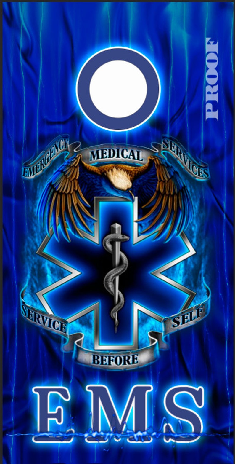 EMS Medical Service Cornhole Wrap Bag Toss Decal Skin Sticker Wraps - Etsy