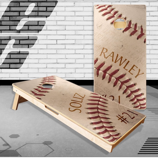 Baseball Cornhole - Etsy