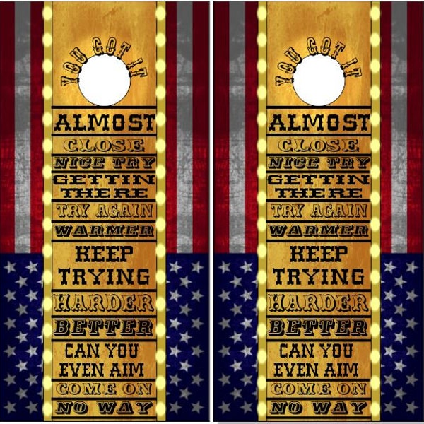 Carnival Cornhole Decal - Etsy