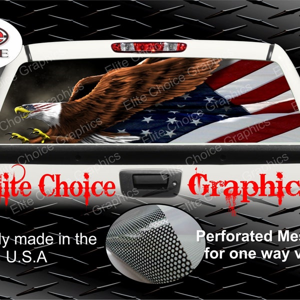 Screaming Eagle Car Decal - Etsy