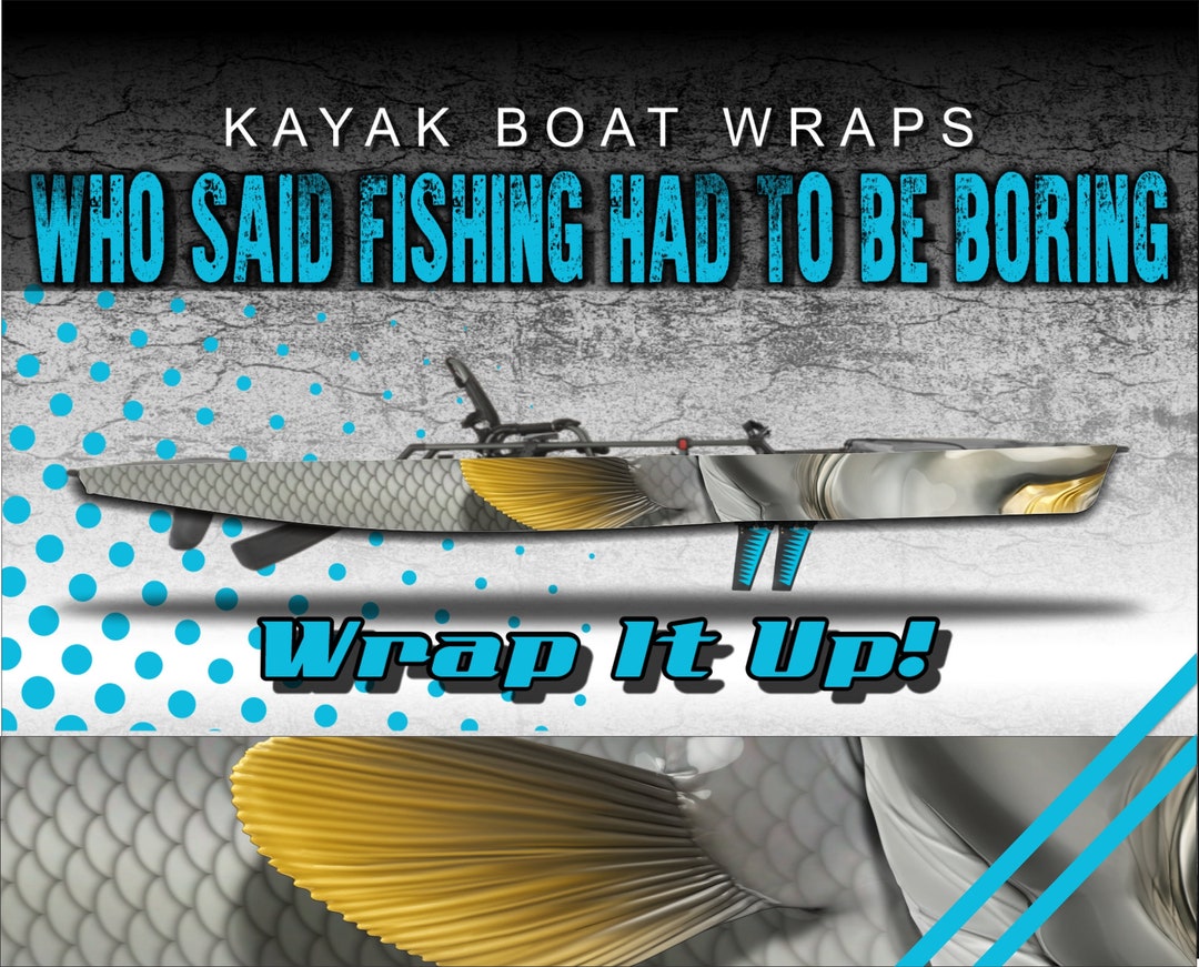 Barramundi Skin Kayak Vinyl Wrap Kit Graphic Decal/sticker 12ft and ...