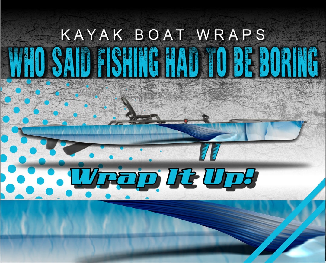 Bluefin Tuna Skin Kayak Vinyl Wrap Kit Graphic Decal/sticker 12ft and ...