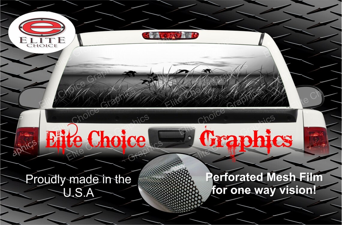 Duck Hunting Heaven Rear Window Graphic Tint Decal Sticker | Etsy