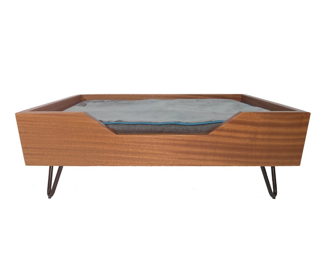 Mid-century Modern Mahogany Cat and Dog Bed - Etsy