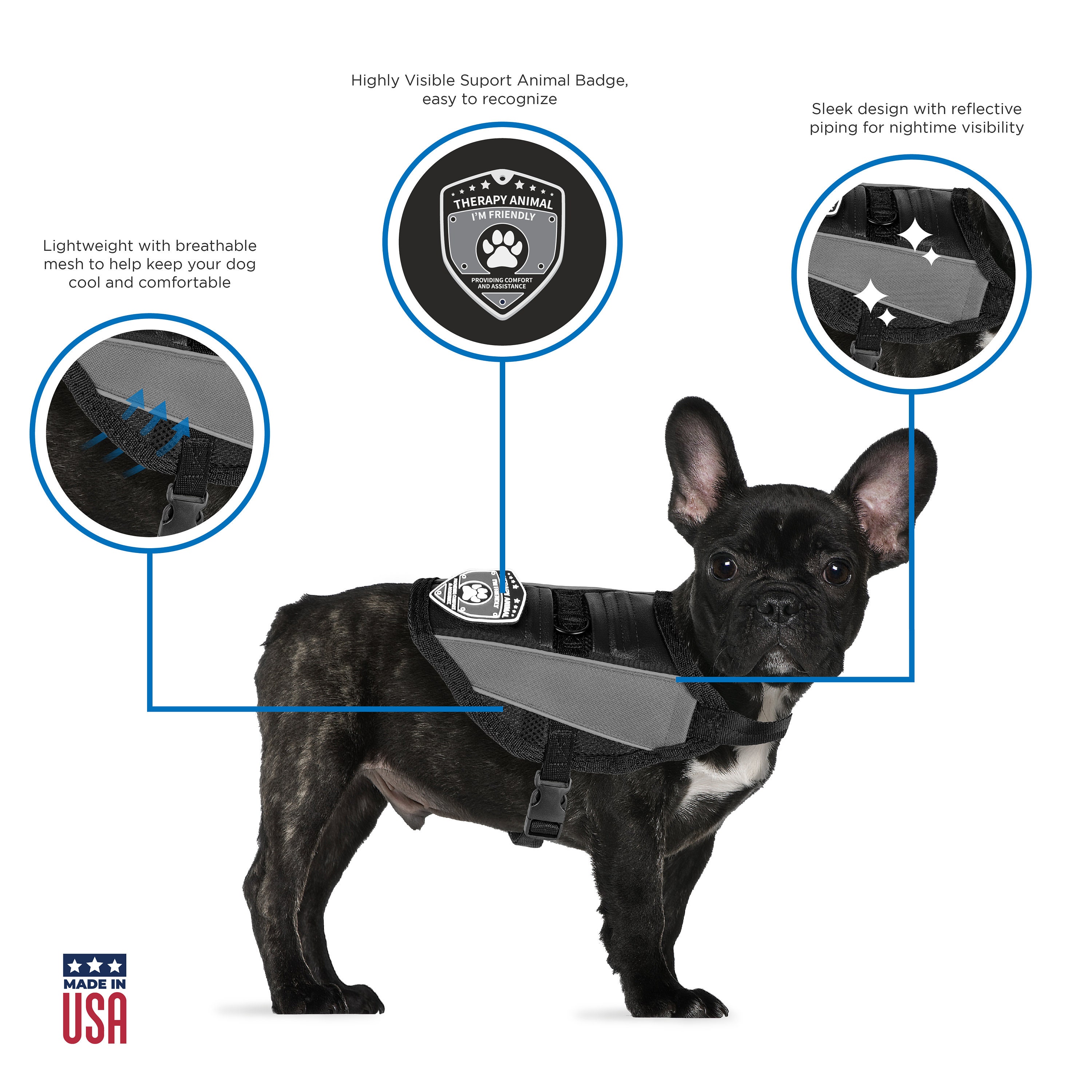 Therapy Animal Vest - Etsy