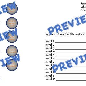 Speech Therapy Articulation Goal Tracking - Etsy