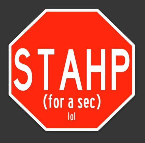 Funny Stop Sign