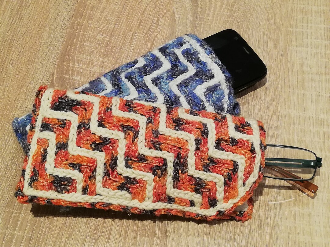 Glasses Cover Mobile Case Crocheted Case Rigid Cover - Etsy