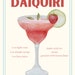 Daiquiri Cocktail | Cocktail Recipe Print | Bar Cart Décor Poster ...