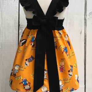 Charlie Brown, Snoopy, Lucy and Linus Halloween Dress, Baby Girls Dress ...