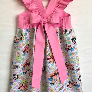 Tsum Tsum Dress, Disney Dress, Disney Toddler Dress, Embroidery, Little ...