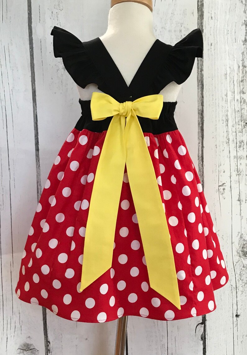 Monogrammed Minnie Mouse Dress Minnie Dress Disney Style | Etsy